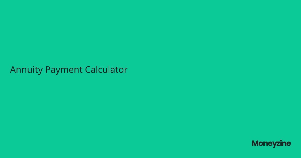 Annuity Payment Calculator