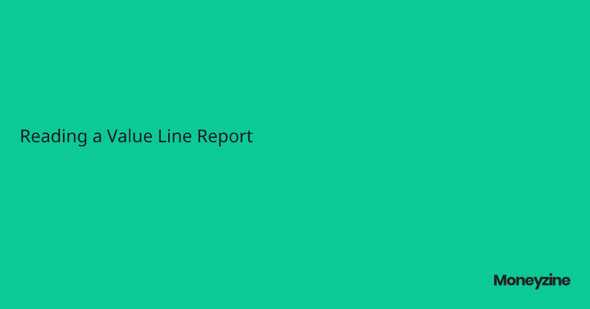 Reading a Value Line Report