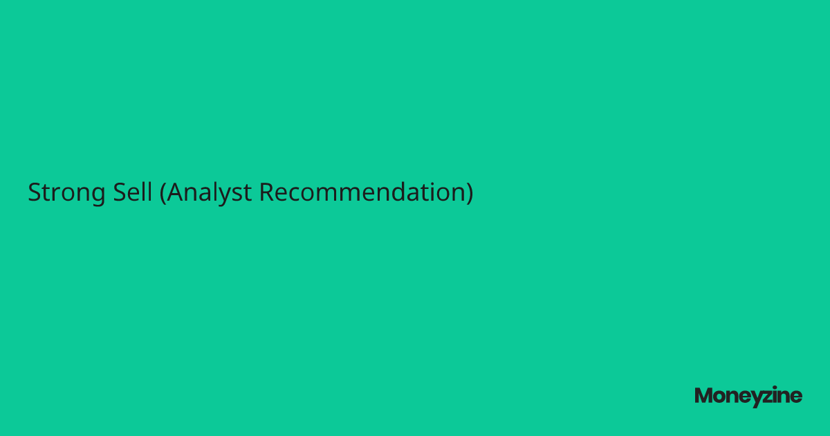 Strong Sell (Analyst Recommendation)