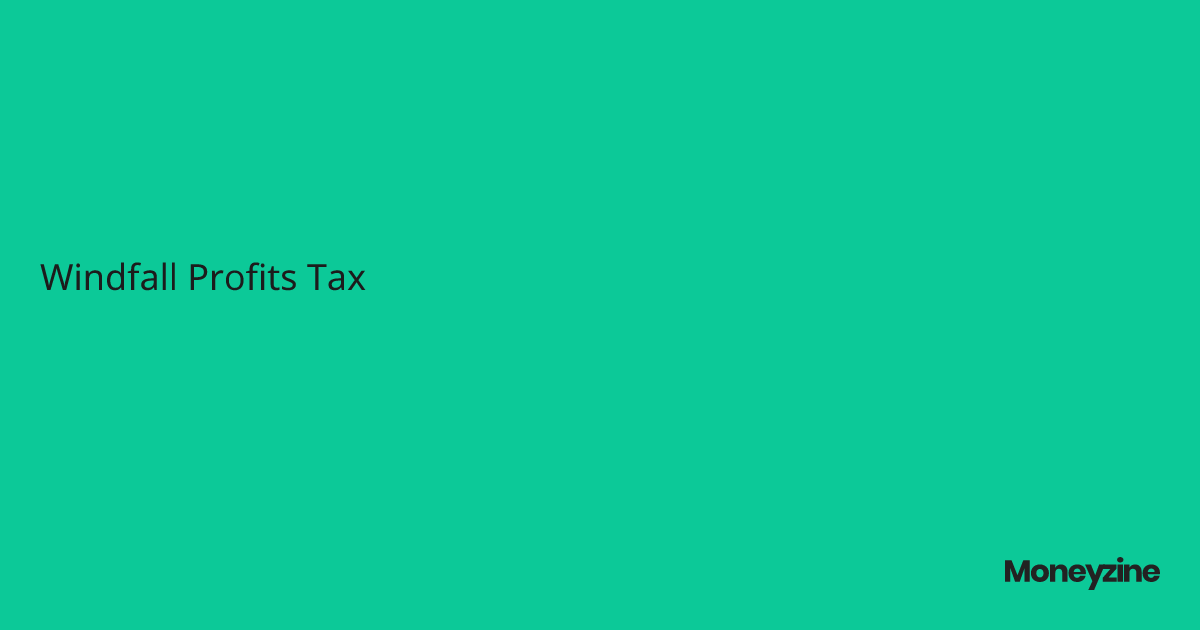 Windfall Profits Tax